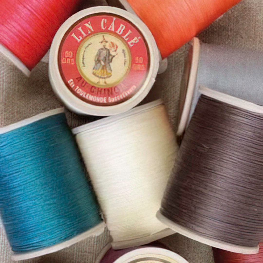 Maison Sajou Waxed Cable Linen Thread, Fil Au Chinois, 632 (0.51mm ...