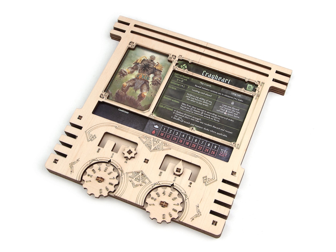 Gloomstalker's Character Dashboard, Gloomhaven Player Board, Gloomhaven ...