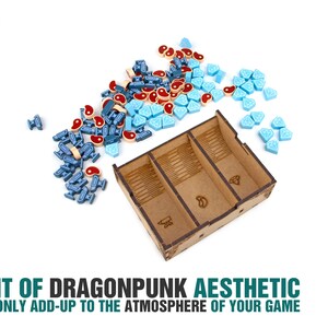 Flamecraft Organizer 7 Dragons Tray, Flamecraft Tokens Bundle ...