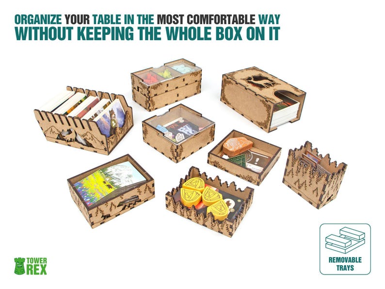 Organiseur pour Parks + Wildlife, extensions Nightfall, insert de ...