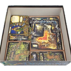 Descent 2nd Ed Organizer, Insert for Descent Board Game, Descent 2nd ...