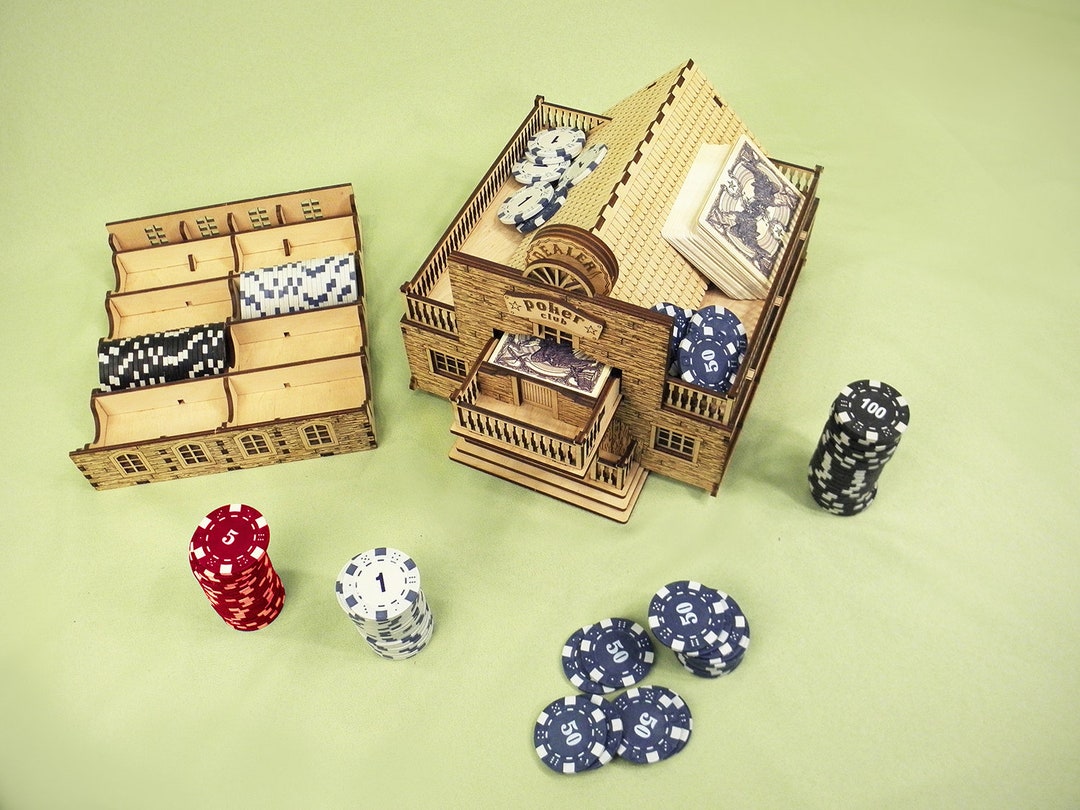 Poker Saloon, the Original Card and Chips Holder for Poker - Etsy