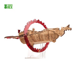 Flying Ship Terrain, Spelljammer Dnd, Pathfinder, 28mm Terrain TTRPG ...