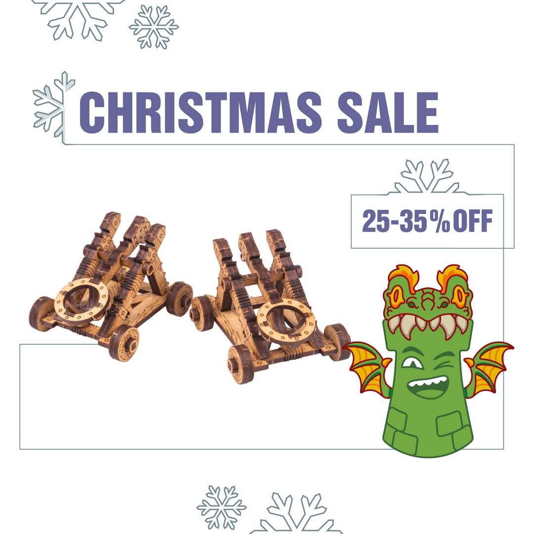 Catapult Terrain, Dnd, Pathfinder, Siege Terrain, TTRPG 28mm Terrain ...