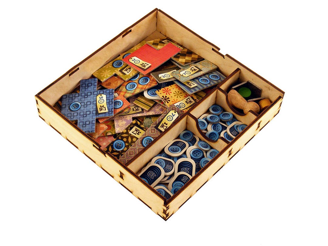 Patchwork Organizer, Insert for Patchwork Base Board Game, Patchwork ...