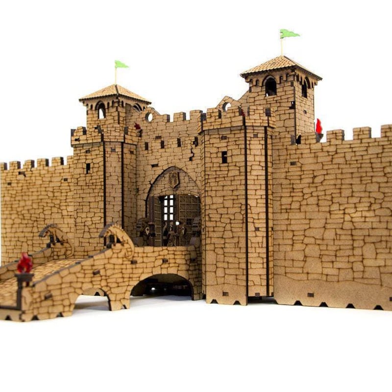 Mdf Terrain Castle - Etsy UK