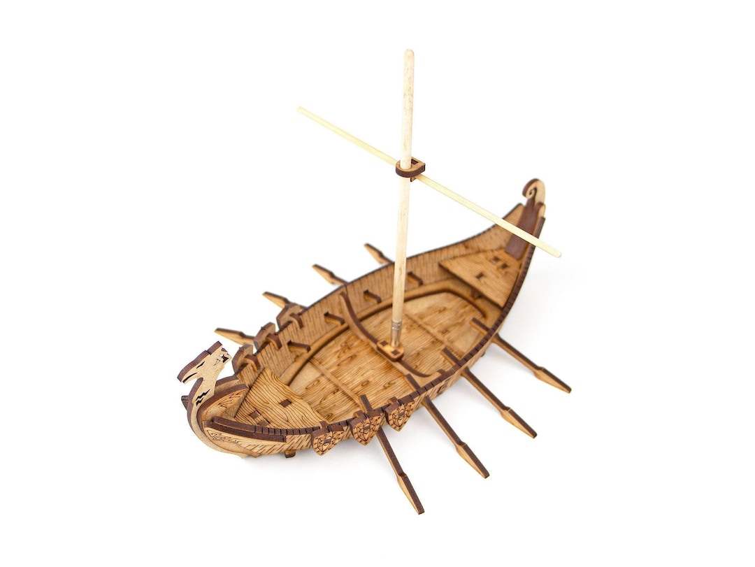 Drakkar Longship Dnd Terrain, 28mm Scale for Dungeons & Dragons, Savage ...