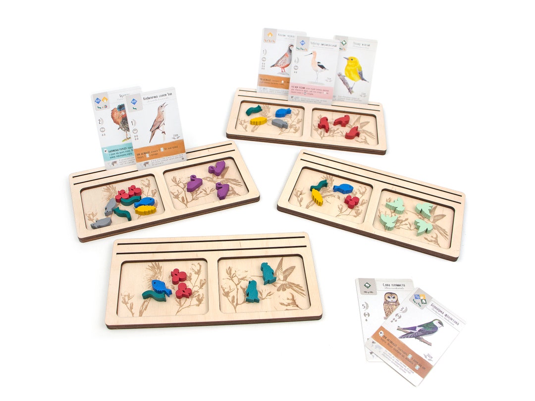 Wingspan Playerboard, Dashboard Compatible With Wingspan Board Game ...