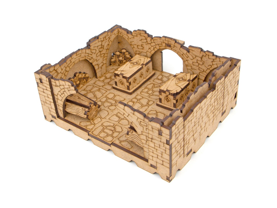 Dark Crypt, Fantasy Terrain, 28mm Terrain, Dungeon Terrain, RPG ...