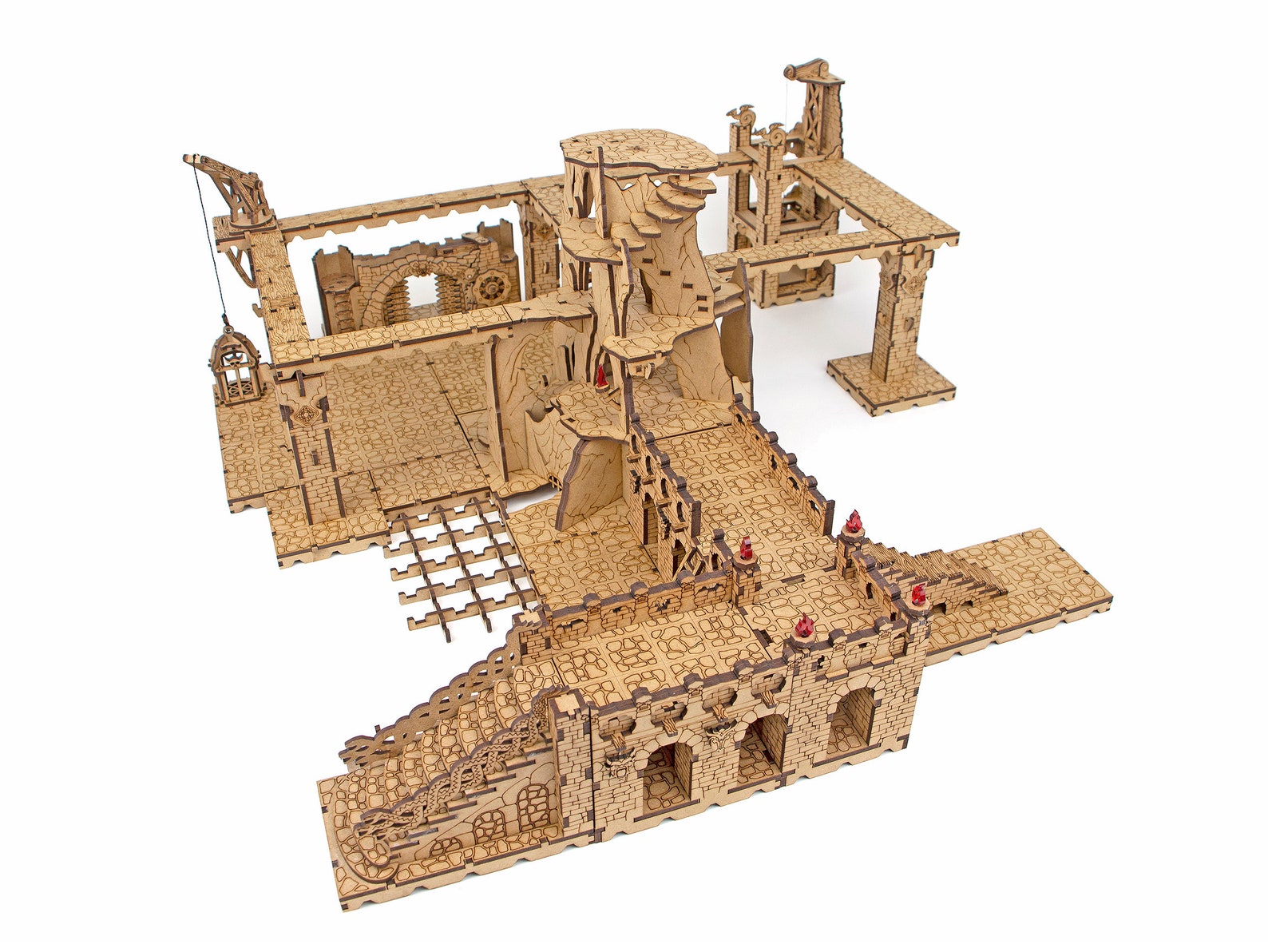 Grim Dungeon Set 2 Wave Fantasy Terrain 28mm Scale - Etsy