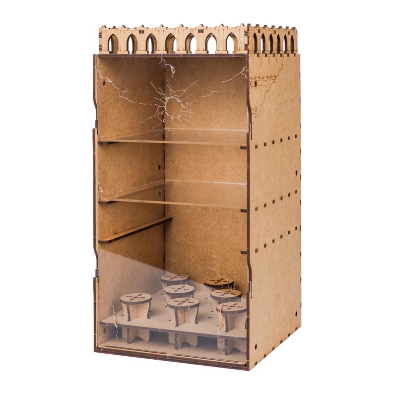 Miniatures Showcase With Paint Handle, Miniature Painting Display With ...