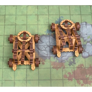 Catapult Terrain, Dnd, Pathfinder, Siege Terrain, TTRPG 28mm Terrain ...