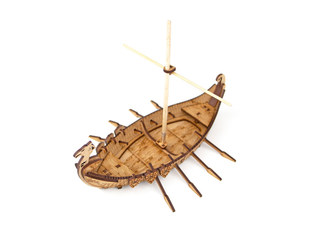 Drakkar Longship Dnd Terrain, 28mm Scale for Dungeons & Dragons, Savage ...