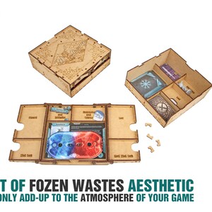 Organizer for Frosthaven + 4 X Dashboards Bundle, Storage Insert ...