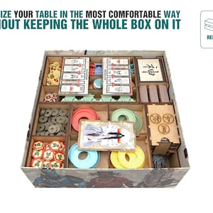 Rising Sun Organizer, Insert for Rising Sun Base Board Game, Rising Sun ...
