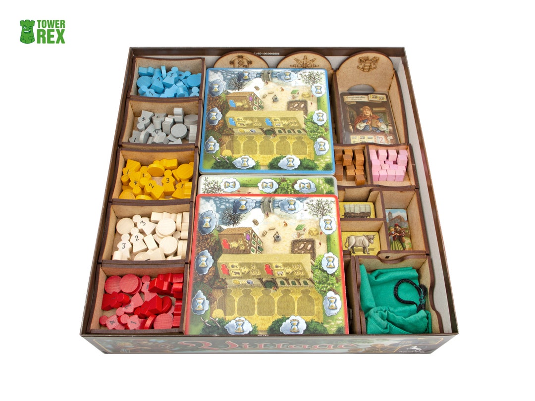 Insert for Village Board Game, Villager's Organizer, Storage Solution ...