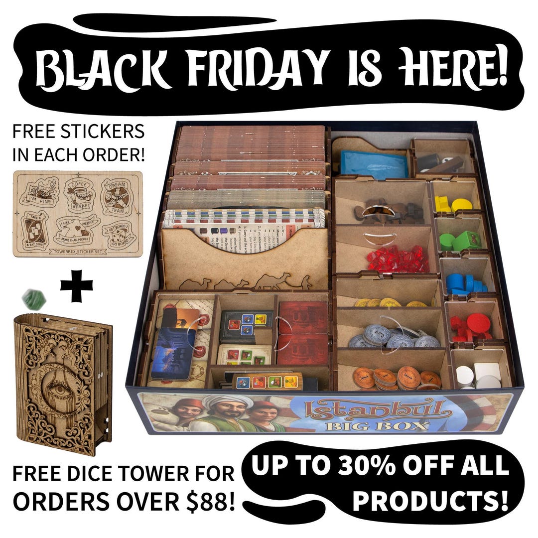 Organizer for Istanbul Big Box + Expansions, Insert Compatible With ...