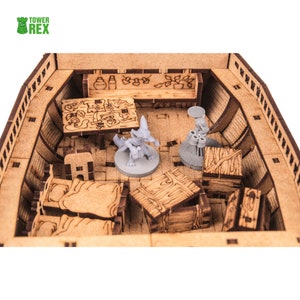 Flying Ship Terrain, Spelljammer Dnd, Pathfinder, 28mm Terrain TTRPG ...