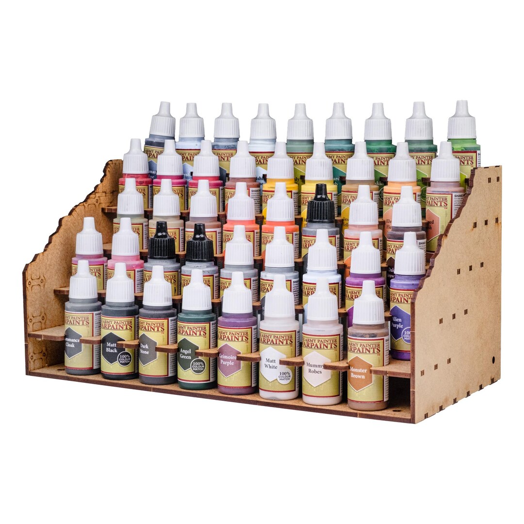 Miniature Paint Rack for 25 Mm Bottles, Paint Pot Holder, Paint ...