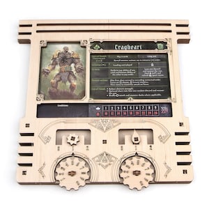 Gloomstalker's Character Dashboard, Gloomhaven Player Board, Gloomhaven ...