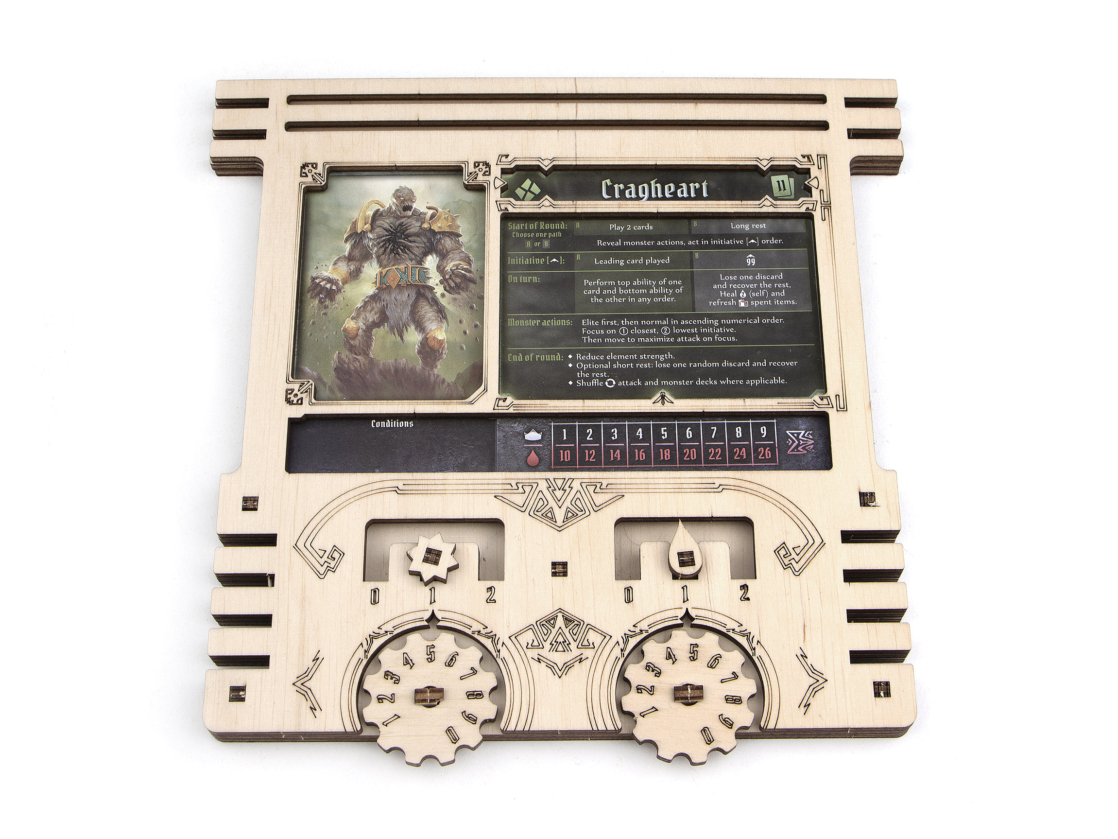 Gloomstalker's Character Dashboard Gloomhaven Player | Etsy