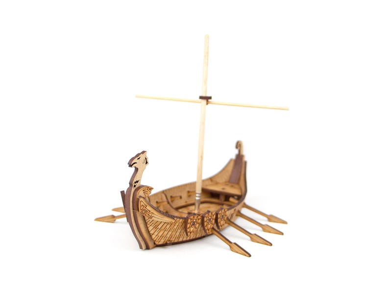 Drakkar Longship Dnd Terrain, 28mm Scale for Dungeons & Dragons, Savage ...