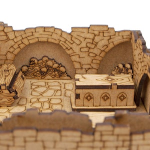 Dark Crypt, Fantasy Terrain, 28mm Terrain, Dungeon Terrain, RPG ...