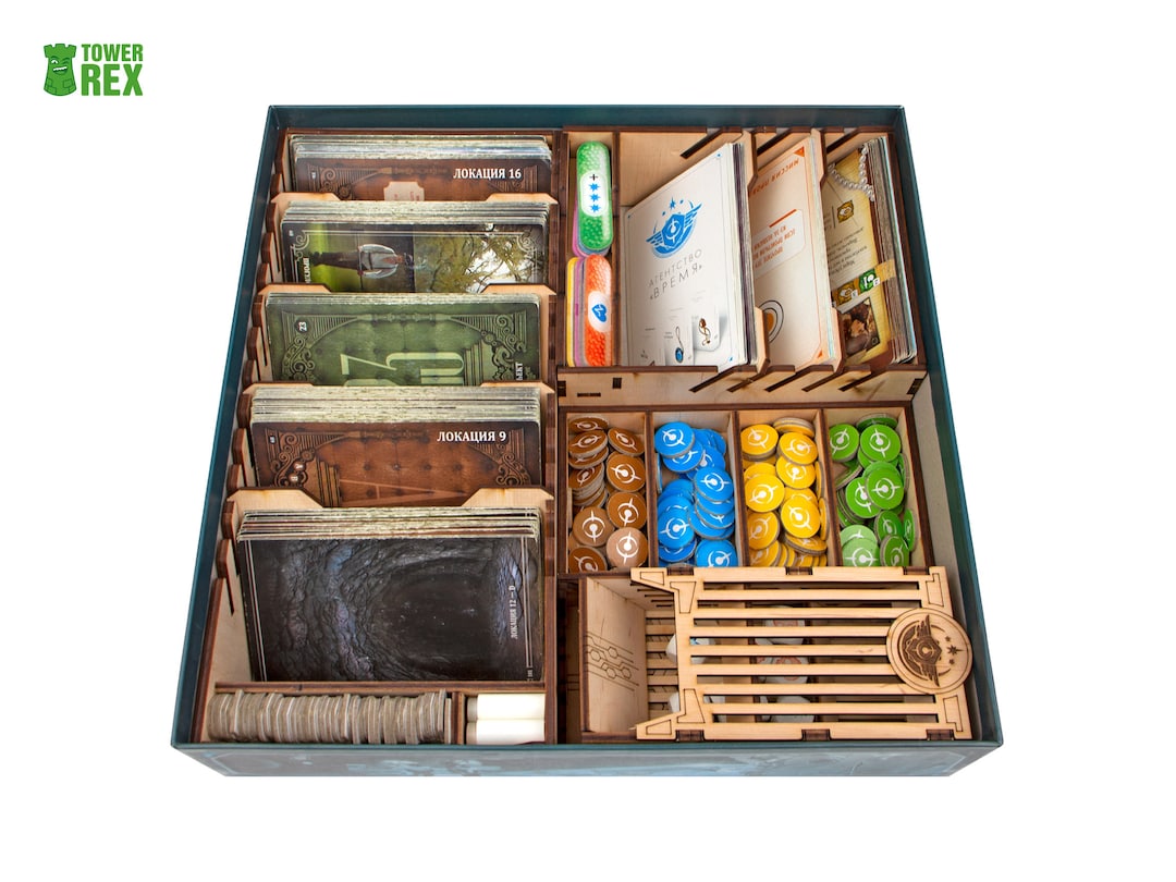 Insert for T.I.M.E Stories Board Game, Time Agent's Organizer, T.I.M.E ...