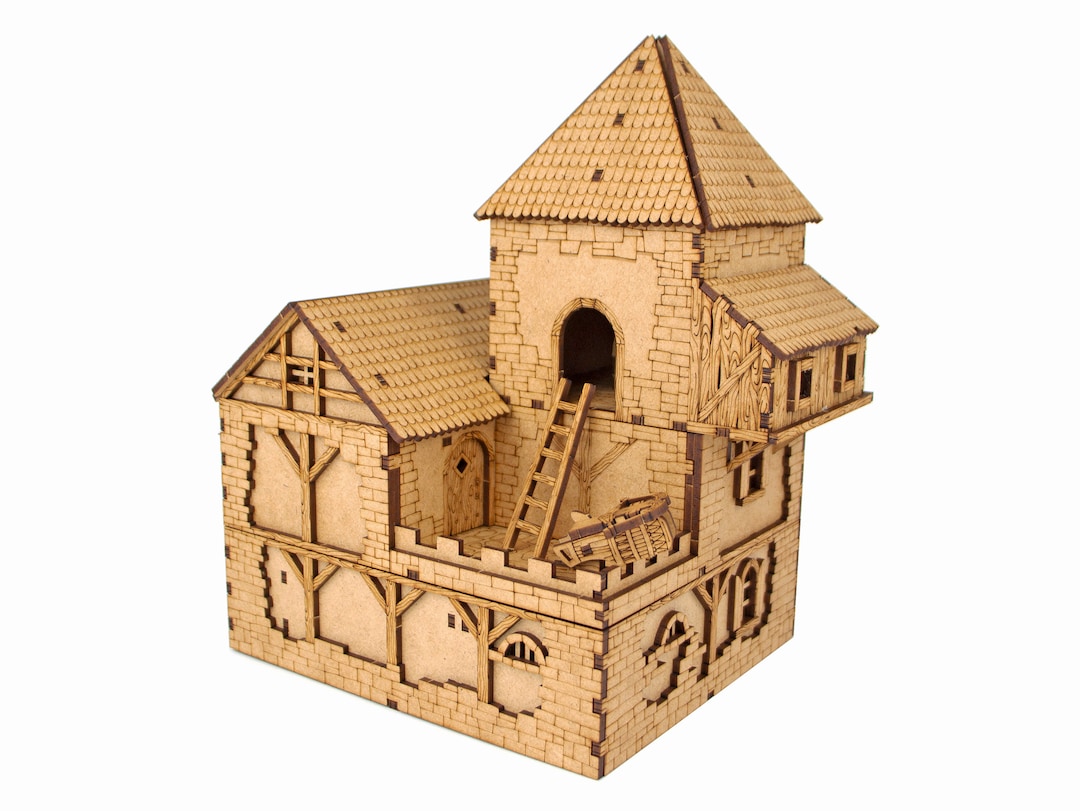 Guard's House Dnd Terrain for 28mm Scale Miniatures, Dungeon and ...