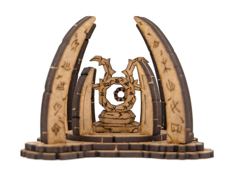 Barbarian's Shrine Terrain, Dnd, Pathfinder, Frostgrave, TTRPG 28mm ...