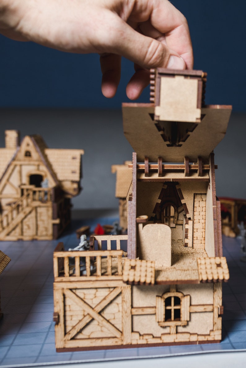 Big House Fantasy Terrain 28mm Scale Dungeon Terrain - Etsy UK