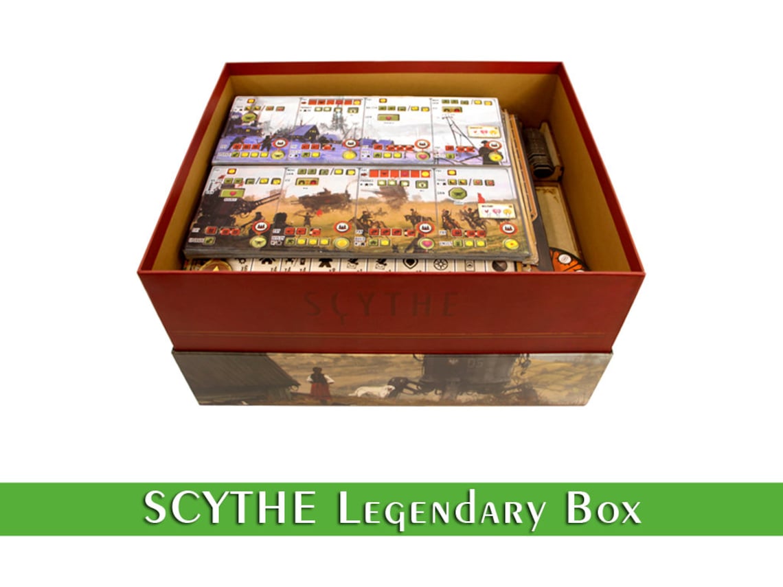 SCYTHE Legendary Box organizer wood insert for SCYTHE board | Etsy