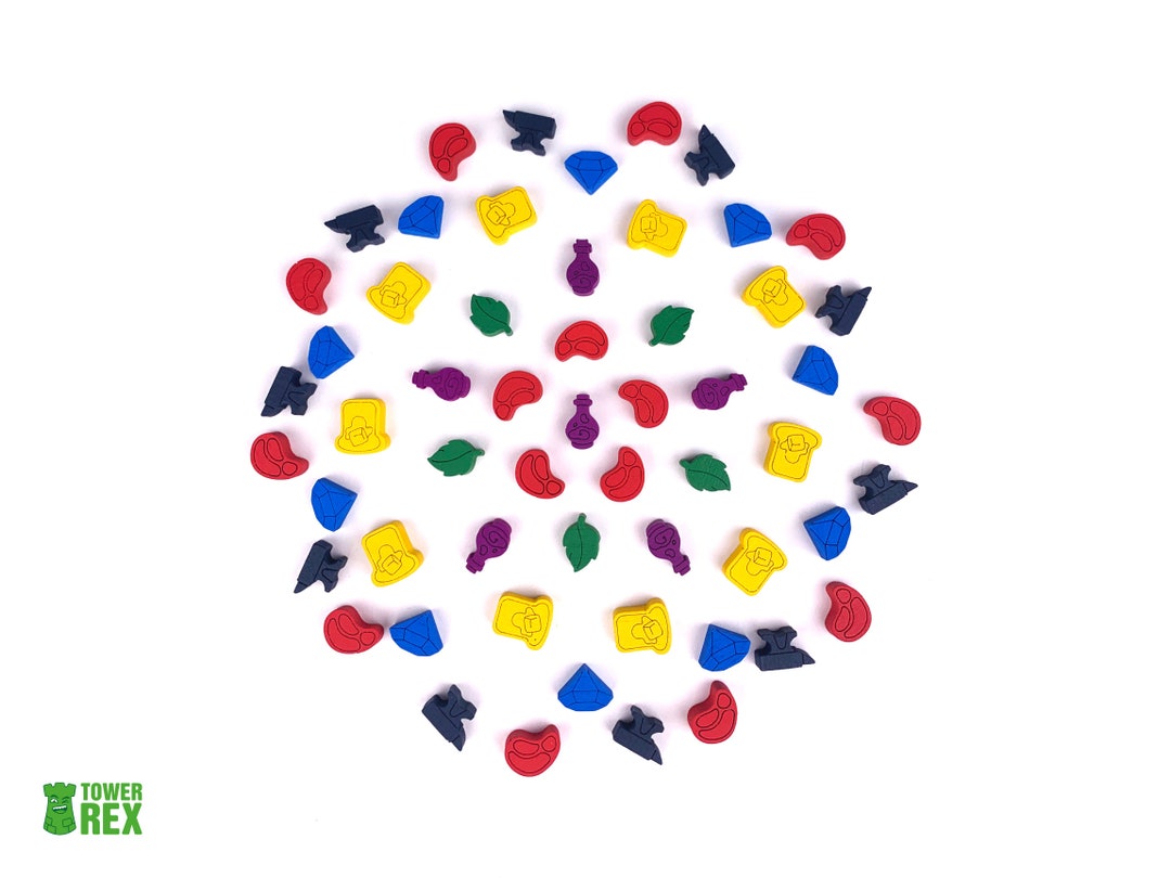 Flamecraft Goods Tokens Set, Tokens Compatible With Flamecraft Board ...