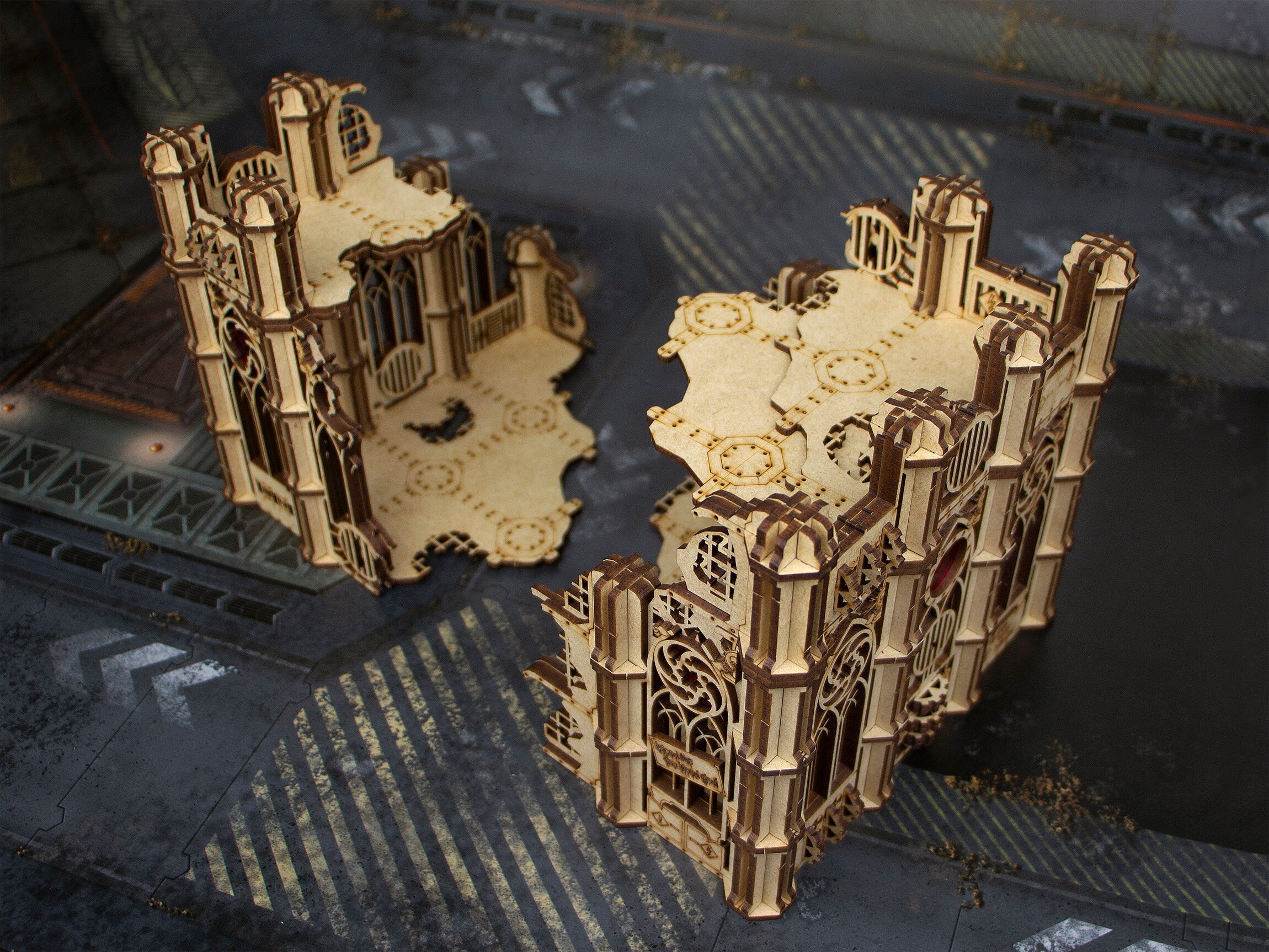 Modular Gothic Ruin Scatter Sanctum Temple Ruins Terrain - Etsy