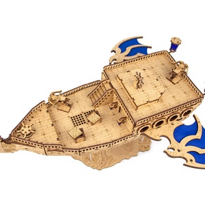 Flying Ship Terrain, Spelljammer Dnd 28mm Terrain, Dungeons and Dragons ...