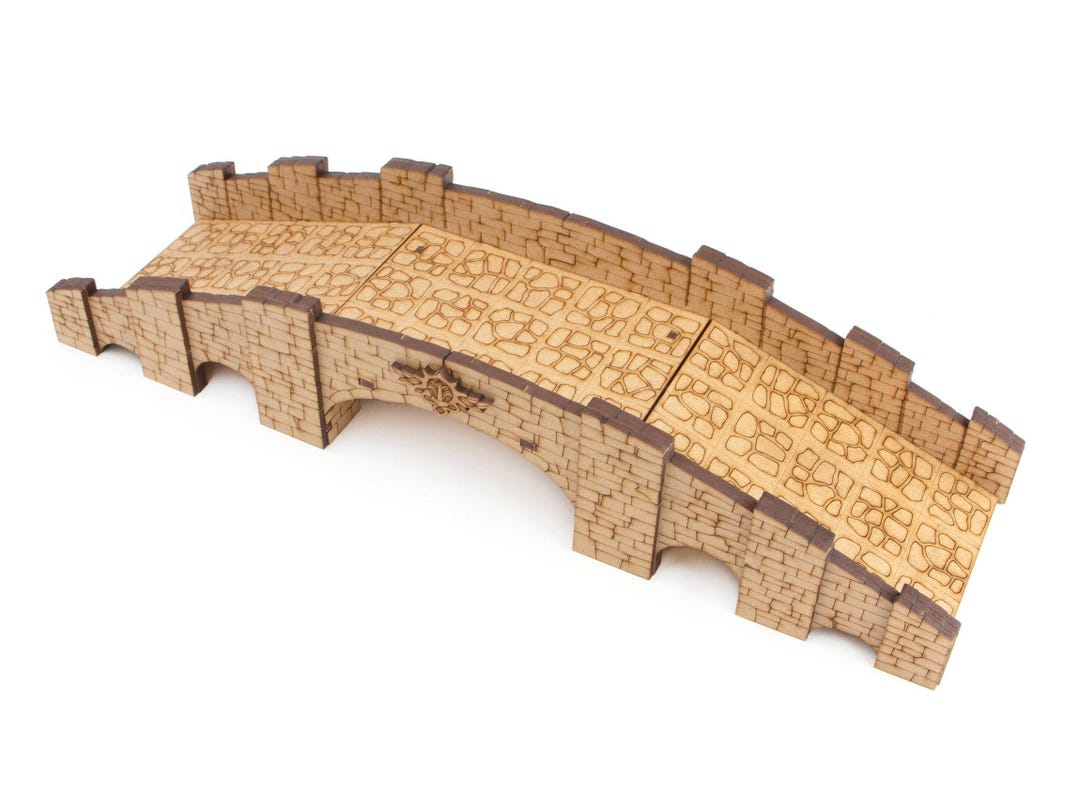 Bridge Dnd Terrain for 28mm Scale Miniatures, Dungeons & Dragons, RPG ...