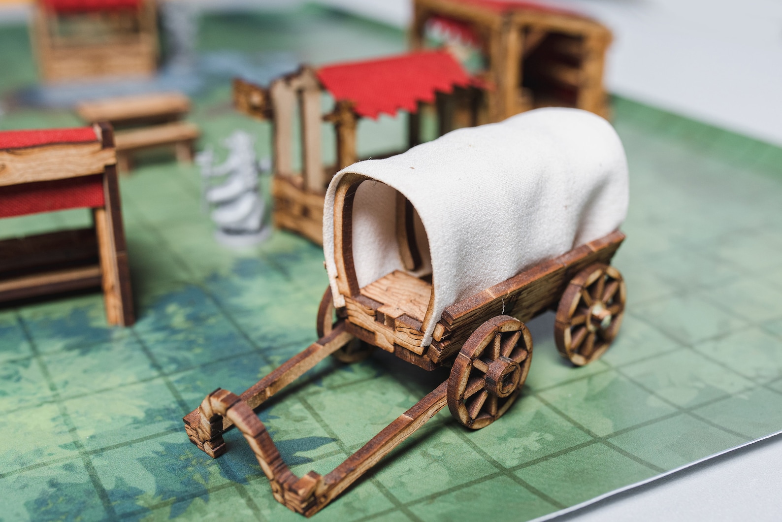 Nomad Wagons Carts Fantasy Terrain 28mm Scale Dungeon | Etsy