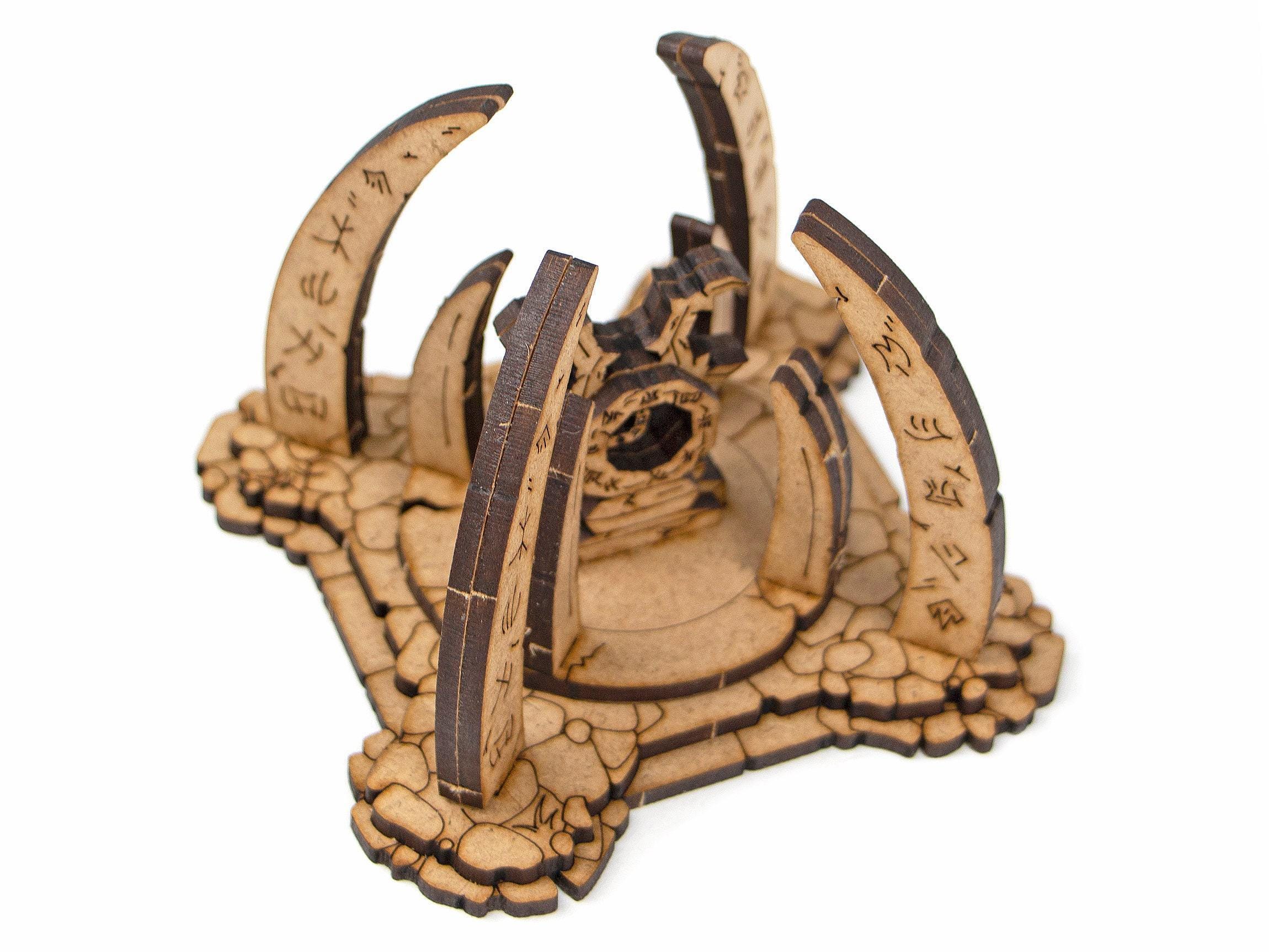 Barbarian's Shrine Terrain, Dnd, Pathfinder, Frostgrave, TTRPG 28mm ...