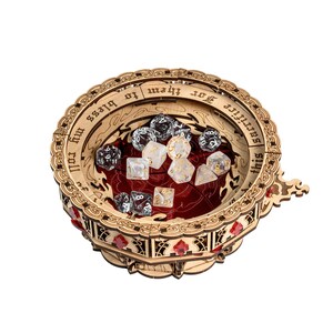 Dice Tray Jail God's Grail, Dice Rolling Mat, Dice Storage Box, Dice ...