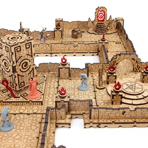 Cult's Lair Set, Wargaming Terrain, Pathfinder, Dnd, TTRPG 28mm Terrain ...