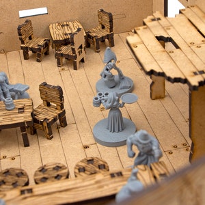 Fisher's Hamlet Terrain Set, Wargaming Terrain, Pathfinder, Dnd, TTRPG ...