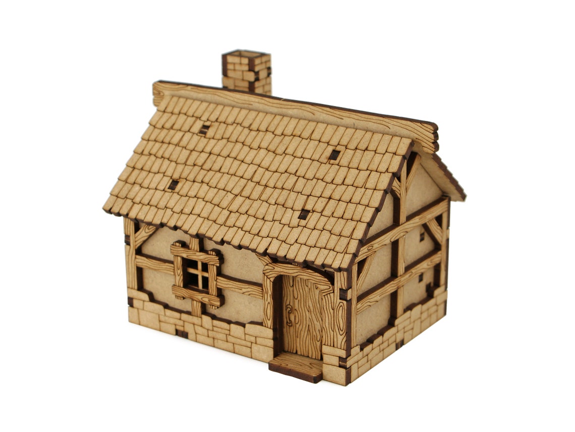 Small House Fantasy Terrain 28mm Scale Dungeon Terrain - Etsy