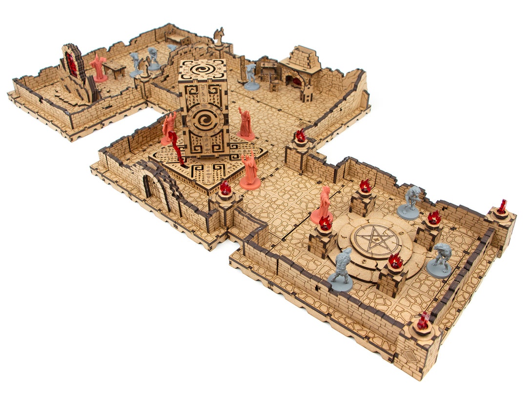 Cult's Lair Set Wargaming Terrain Pathfinder Dnd TTRPG - Etsy