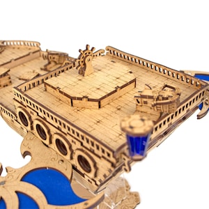 Flying Ship Terrain, Spelljammer Dnd 28mm Terrain, Dungeons and Dragons ...