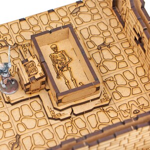 Royal Crypt Room, Vampire's, Lich Crypt for Dnd, Pathfinder, Frostgrave ...