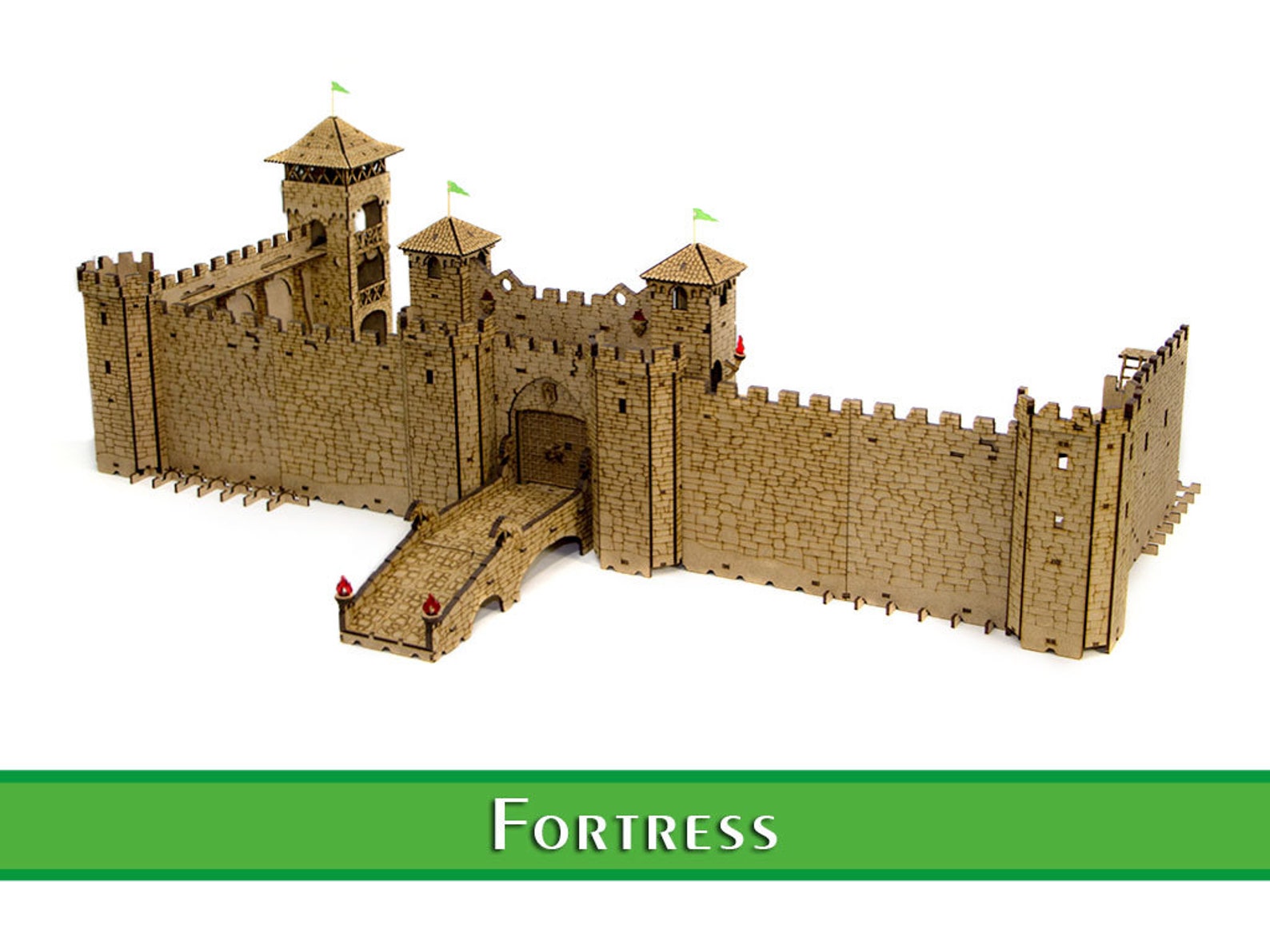Fortress Modular MDF/HDF Terrain Set 28mm Scale Terrain | Etsy