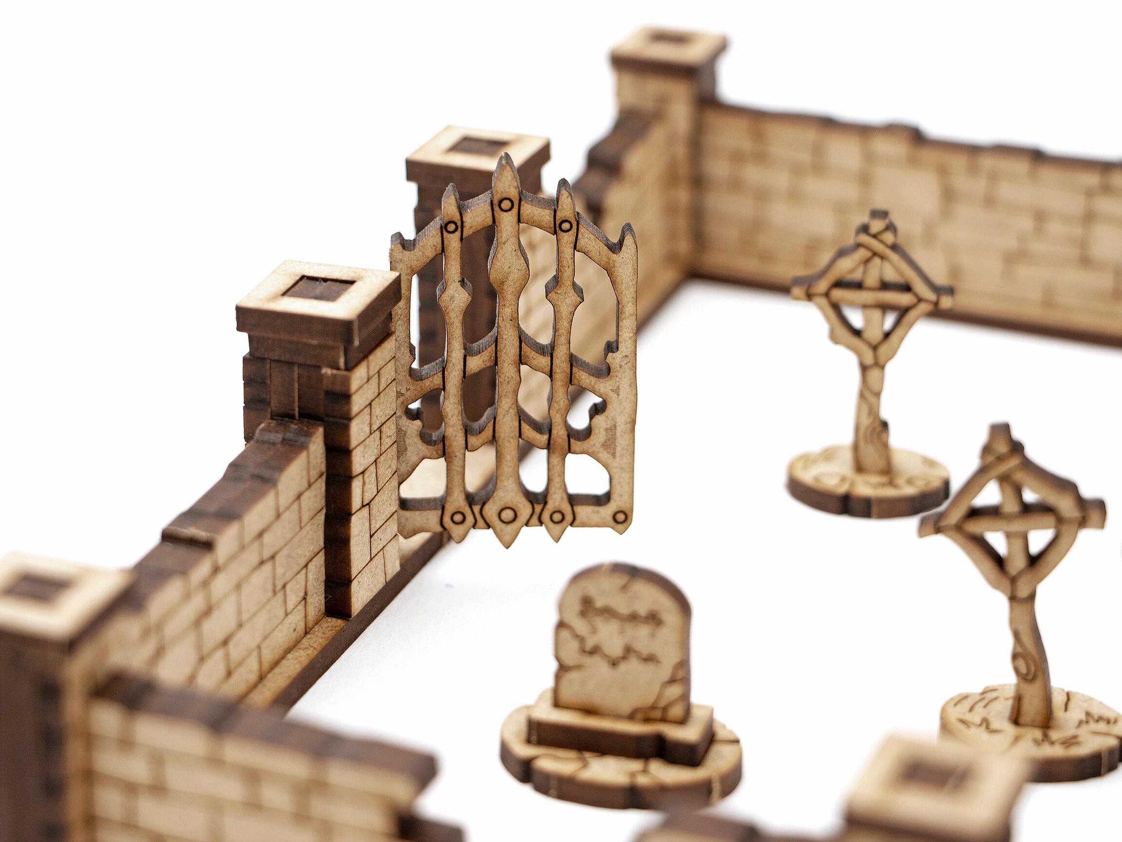Graveyard Crypt Modular Terrain MDF/HDF Dungeons and Dragons - Etsy