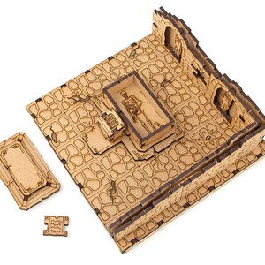 Royal Crypt Room, Vampire's, Lich Crypt for Dnd, Pathfinder, Frostgrave ...