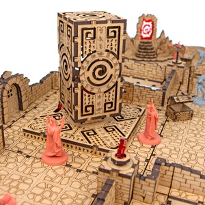 Cult's Lair Set, Wargaming Terrain, Pathfinder, Dnd, TTRPG 28mm Terrain ...