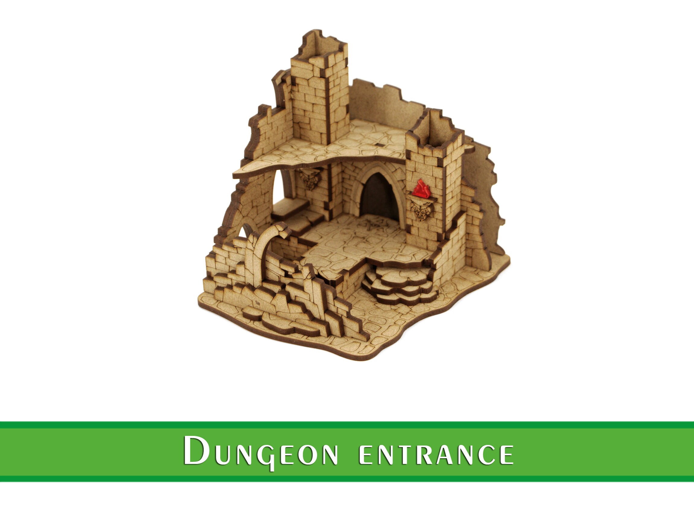 Entrance into the dungeon Fantasy Terrain 28mm Scale | Etsy